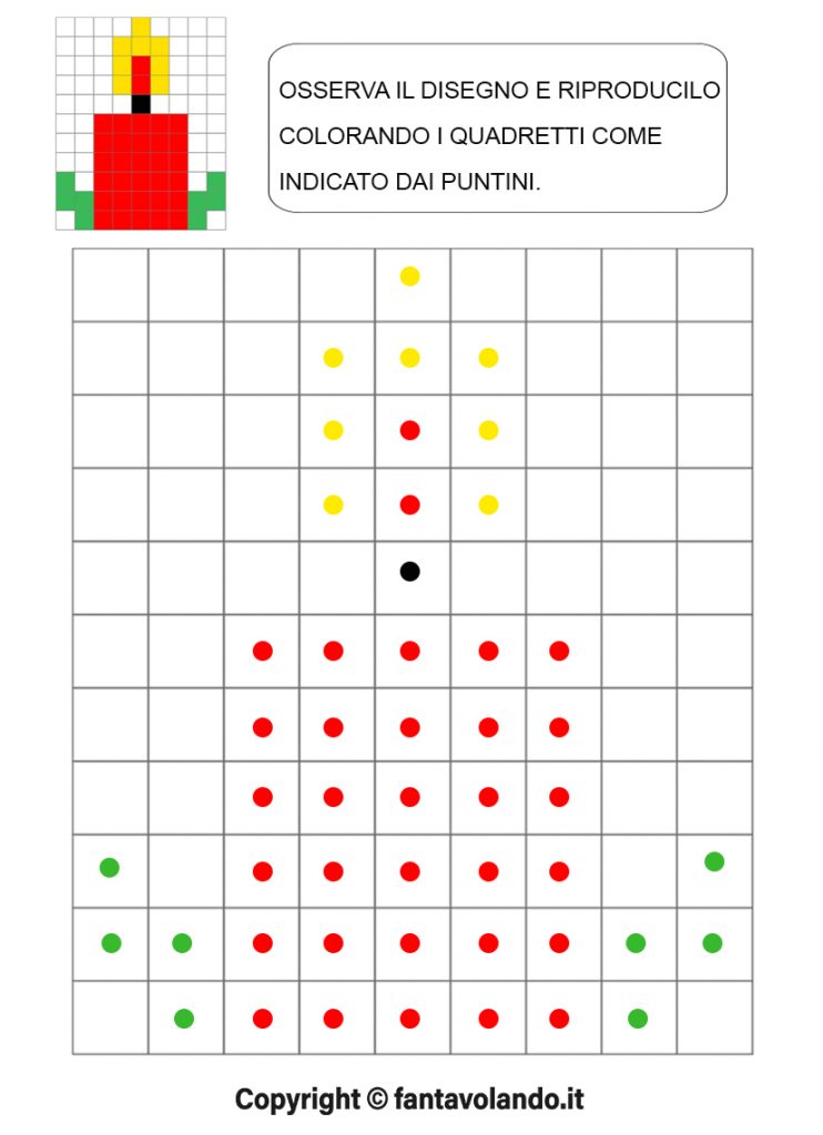 Pixel art di Natale - Fantavolando